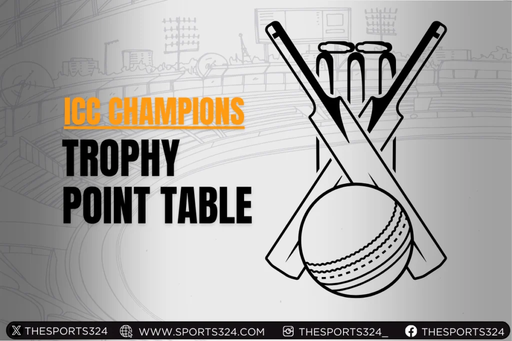 ICC Champions Trophy Point Table 1998-2025| Sports324