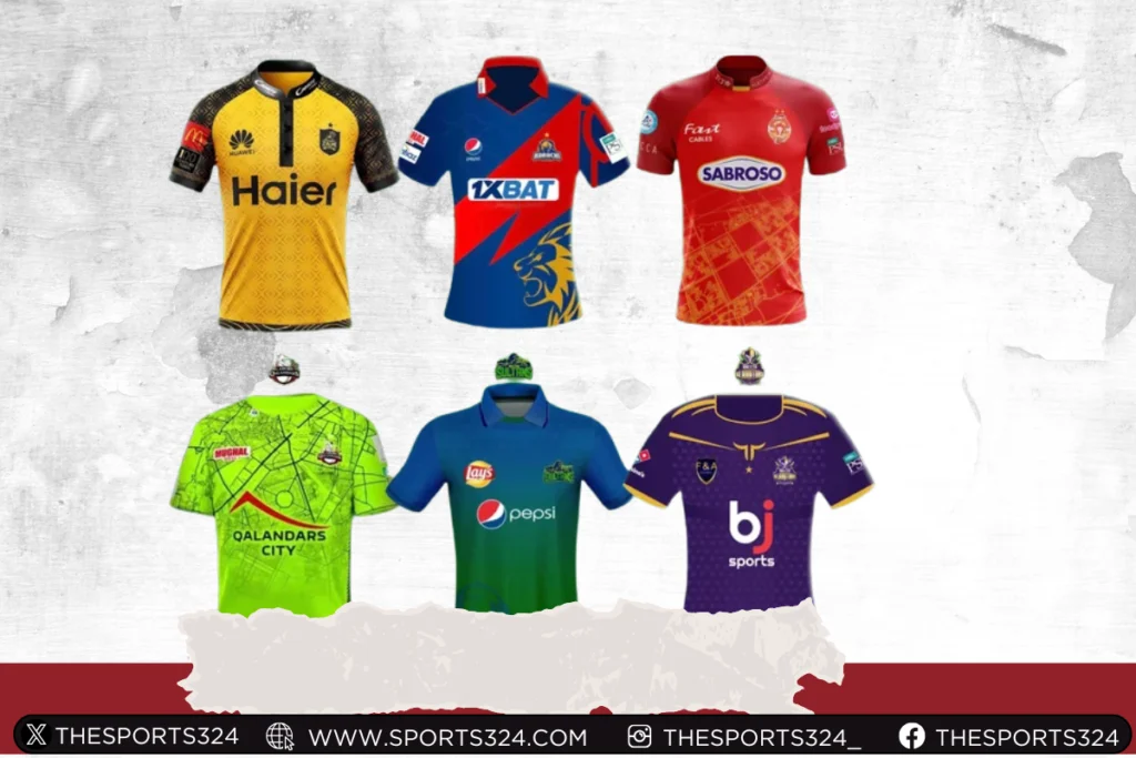 ALL Team Kits or Jerseys In Pakistan Super League Cricket League Season ...